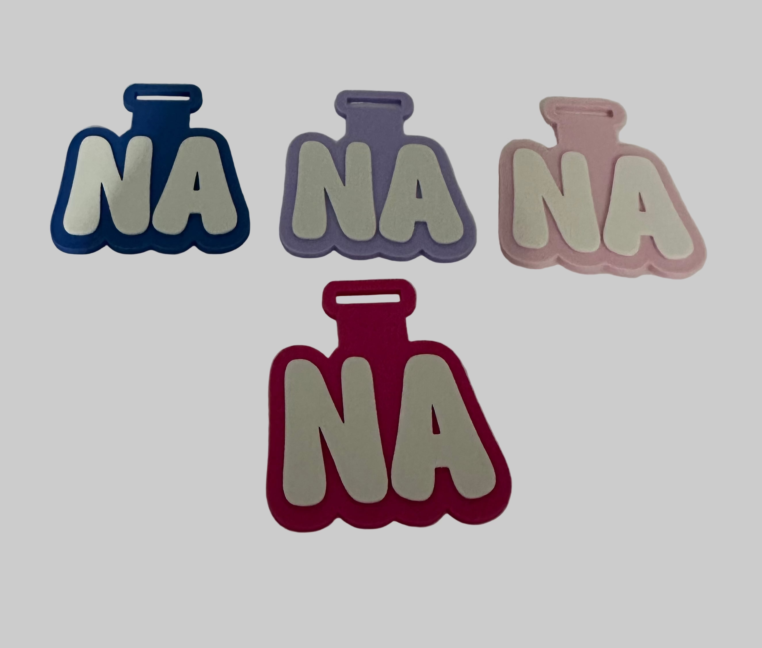 NA Badge Buddies Charm (Retro Style) – Pawsitive Crafting